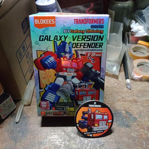 Jual BLOKEES TRANSFORMERS GALAXY VERSION (DEFENDER) - OPTIMUS PRIME VEHICLE- BUKAN GUNDAM, PVC ...