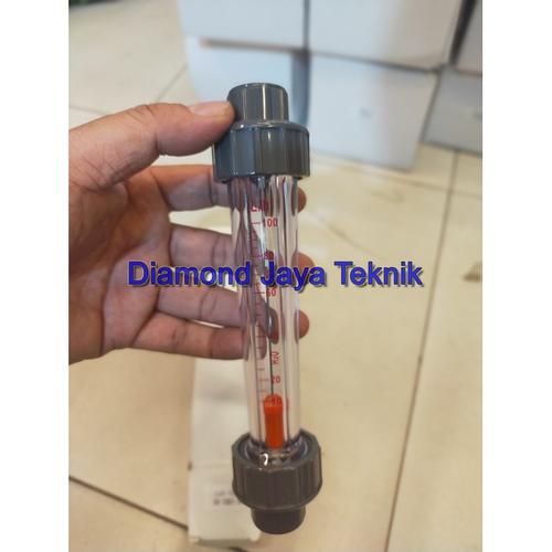 Jual Flow Meter Rotameter 25 sd 250 Liter per Jam LPM / Rotameter 1/2 ...
