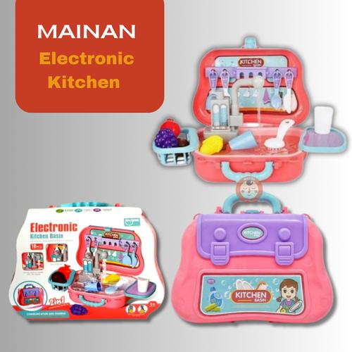 Jual Mainan Anak Electronic Kitchen Basin Masak Cuci Wastafel Dapur ...
