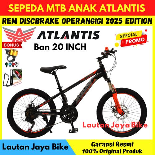 Promo Sepeda Gunung 20 MTB Atlantis Terbaru 2024 - Hitam Kuning - Kab ...