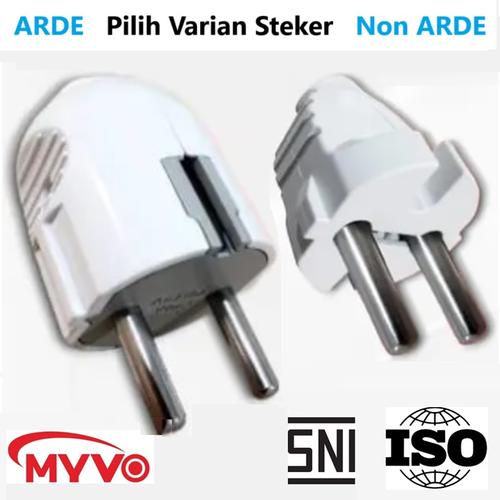 Jual Steker Bulat Colokan Listrik SNI AC Socket Stop Kontak Soket Non ...
