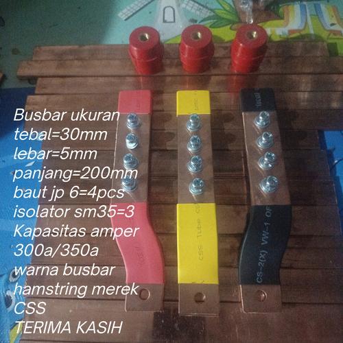 Jual Busbar tembaga 30mm×5mm×200mm RST untuk kapasitas 300a/350a - Kab ...