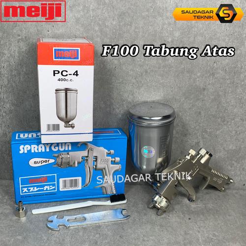 Jual Spray Gun Meiji F100 Tabung Atas Tabung Bawah Alat Semprot Cat ...