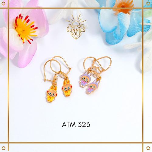 Jual LABUBU SERIES! ANTING ANAK LUCU EMAS ASLI KADAR 8K/375 ANTING ...