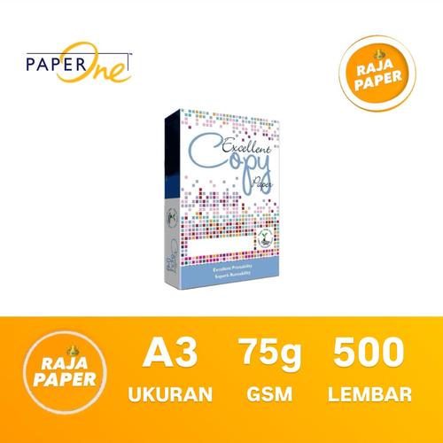 Jual Kertas HVS 75 Gsm A3 500 Lembar By EXCELLENT Copy Paper PAPERONE ...