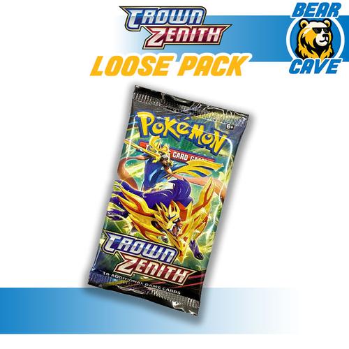 Promo TCG Pokemon Crown Zenith English Booster Loose Pack kartu pokemon ...