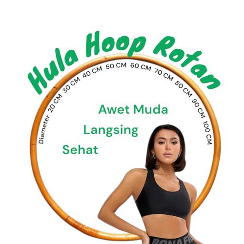 Jual Hula hoop rotan hulahoop rotan asli holahop lingkaran rotan vernis ...