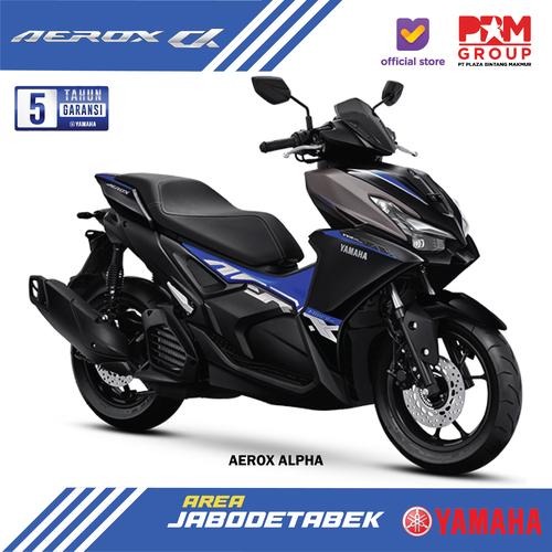Jual Yamaha Aerox Alpha Standart Sepeda Motor Matic - Hitam, jakarta ...