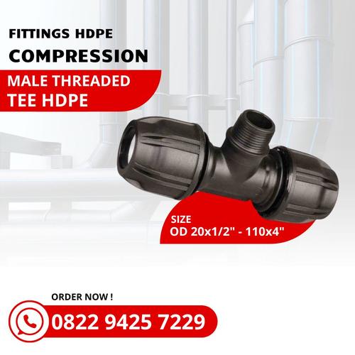 Jual Jual Sambungan Pipa Hdpe - Fittings Hdpe Compression Male Threaded ...