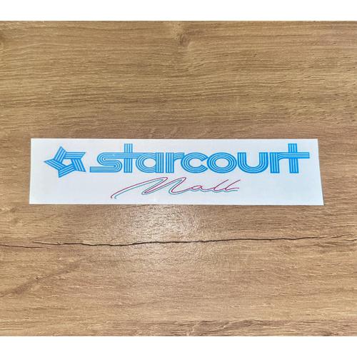Jual Stiker Glossy Stranger Things | Starcourt Mall Logo | Tarabi's ...