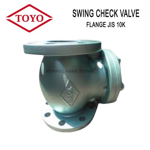 Jual SWING CHECK VALVE TOYO DN80 3 INCH JIS 10K - CAST IRON - Jakarta ...