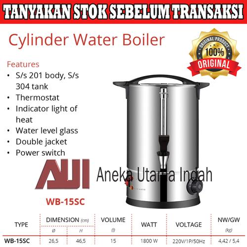 Jual Getra WB-15SC Cylinder Water Boiler Teko Pemanas Air Listrik ...