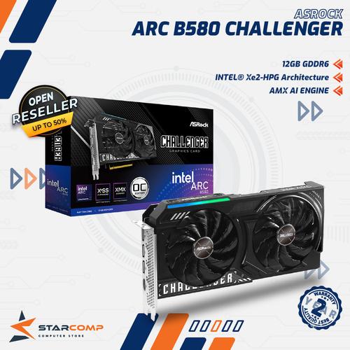 Promo ASRock Intel ARC B580 Challenger 12GB OC GDDR6 VGA B580 Cicil 0% ...
