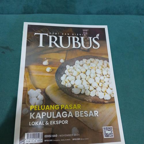 Jual majalah trubus edisi bulan November 2024 ( peluang pasar kapulaga ...