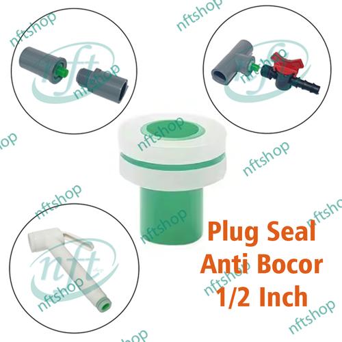 Jual Plug Karet Seal Anti Bocor Sambungan Kran / Shower Drat Dalam 1/2 ...