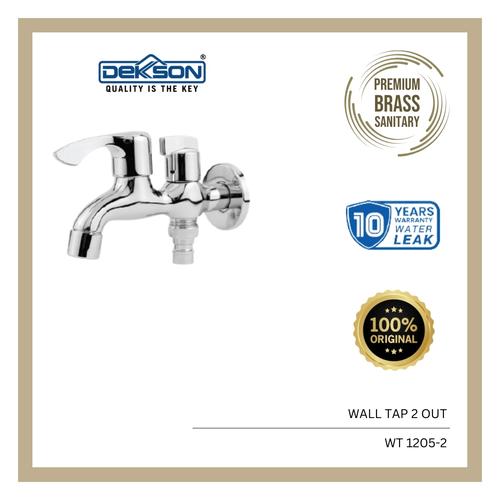 Promo WALL TAP 2 OUT DEKKSON WT 1205-2 CP | Wall Tap Keran Air Tembok ...