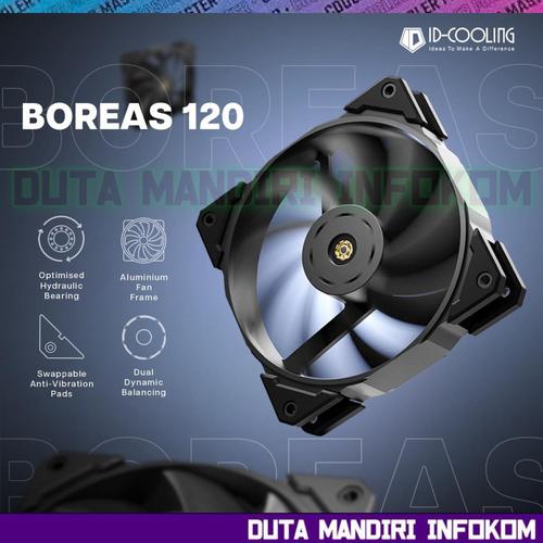 Jual ID Cooling BOREAS 120 - Alumunium Frame 120mm PWM High Static ...