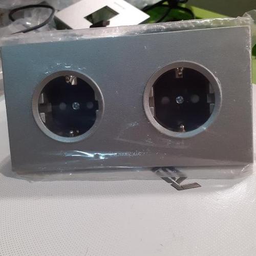 Jual Panasonic STYLE E Silver Stop Kontak CP 2Gang (WESJP11222MWS) rr4 ...