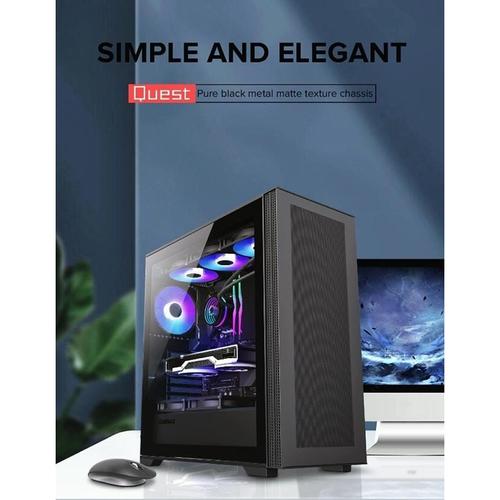 Jual Casing Komputer Gaming GameMax Quest Mesh Mid Tower E-ATX ...