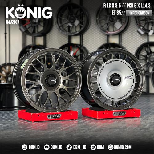 Promo Velg Konig MRK1 R18 18x8.5 5x114.3 et 35 Hyper Carbon Original ...