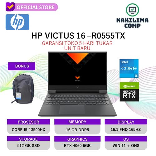 Promo HP VICTUS 16 I5 13500HX RTX4060 8GB/ 16GB 512GB W11+OHS 16.1FHD ...
