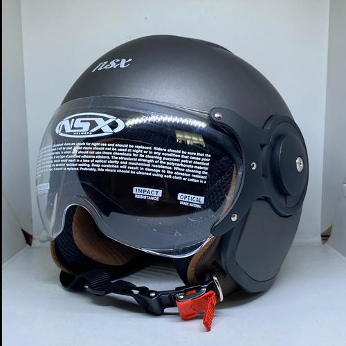 Promo Helm half face Hijab NSX Scudetto kaca pilot Original Premium ...