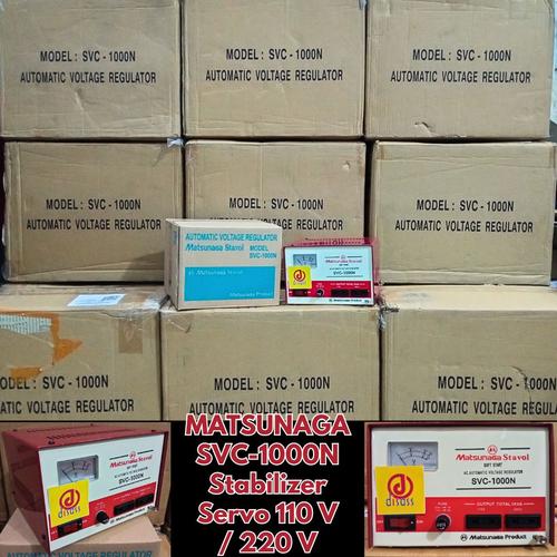 Jual Stavol Stabilizer Matsunaga 1000 VA Stavolt 1000VA Komputer - Kota ...