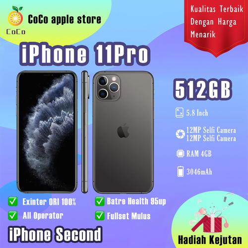 Promo iPhone 11Pro 512GB Second ORIGINAL 100% MULUS NORMAL 3utools All Green - Midnight Green ...