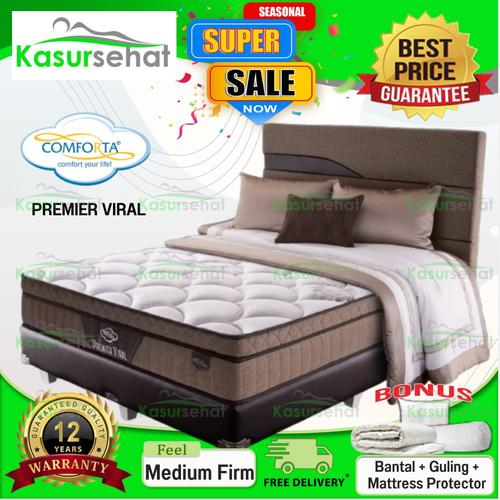 Jual Comforta Kasur Springbed Premier Viral - Full Set 160 180 200 90 ...