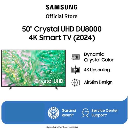 Jual Samsung 50 Inch Crystal UHD DU8000 4K Smart TV UA50DU8000KXXD ...
