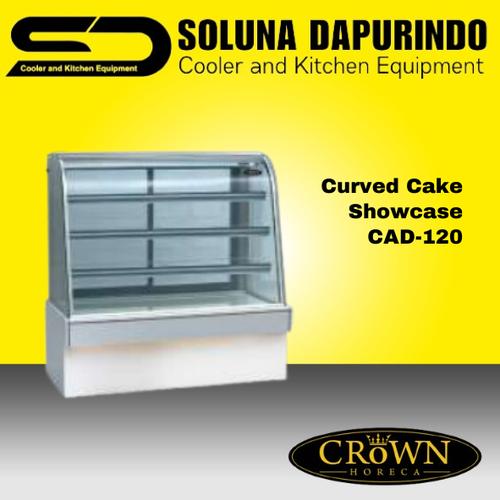 Jual CROWN CURVED CAKE SHOWCASE CAD-120/CAD120/CAD 120 MESIN PENDINGIN ...