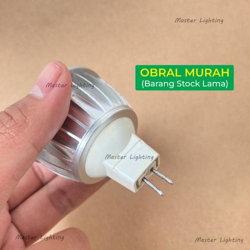 Jual Lampu bohlam halogen led 3watt fiting MR16 12volt DC Warm white ...