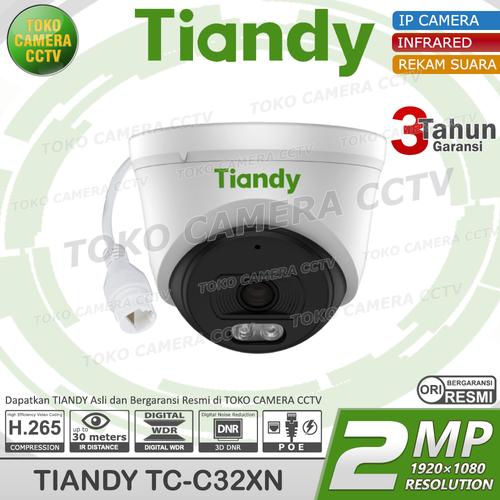 Jual IP CAMERA 2MP TIANDY TC-C32XN IP KAMERA CCTV TURRET POE AUDIO IR - Jakarta Barat - TOKO ...