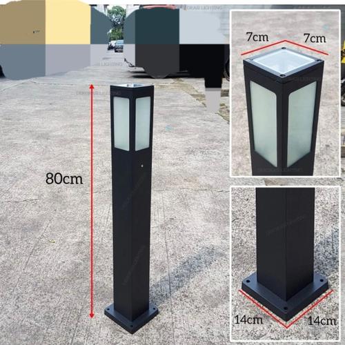 Jual Lampu Taman Tiang Minimalis Outdoor Kotak 80Cm - Kota Bandung ...