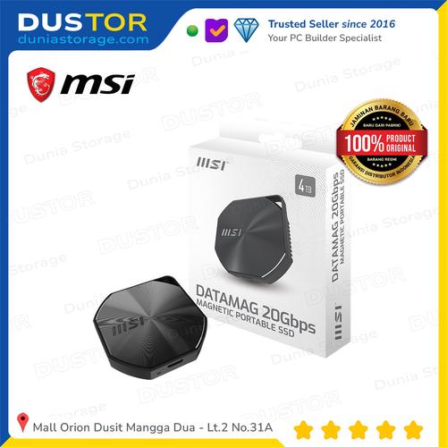 Promo MSI DATAMAG 20Gbps | MSI External Storage Magnetic Portable SSD - 2TB Cicil 0% 3x ...