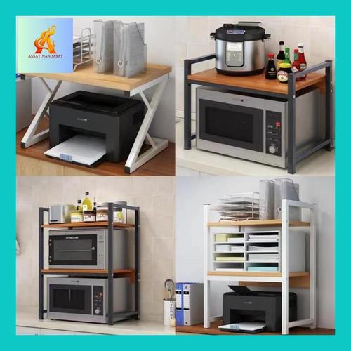 Jual Ass** Furnibest Rak Dapur Rak Microwave Rak Printer Printer Stand ...