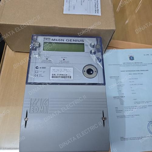 Jual KWH Meter 3phase EDMI MK6N GENIUS 5(10)A +TERA METROLOGI ...