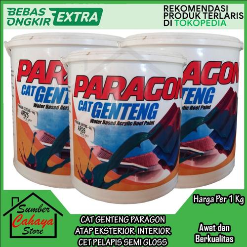 Jual Cat Genteng Paragon 1 Kg Ubin Waterproof Atap Pragon Plapis ...