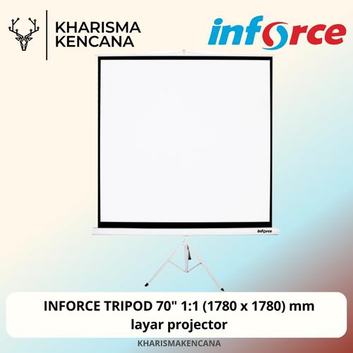Jual INFORCE SCREEN TRIPOD PROJECTOR 70inch 1780 x 1780 mm - Kota Malang - kharismakencana ...