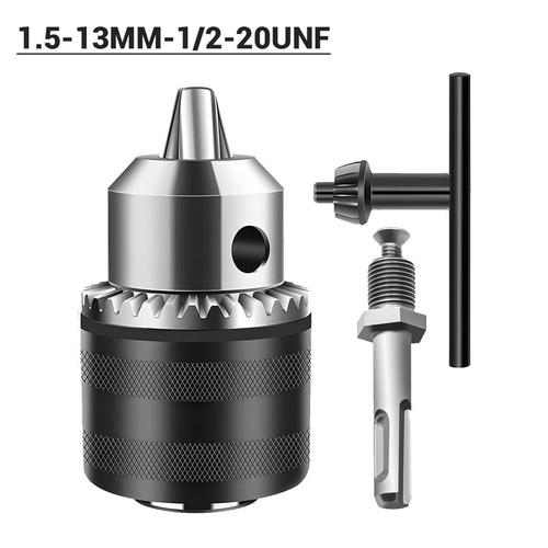 Jual Allefix Kepala Bor / Kepala Mesin Bor Drill Chuck With Key 13Mm ...