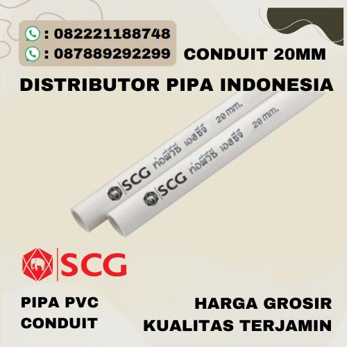 Jual Pipa uPVC SCG Conduit 20mm - Jakarta Utara - Pusat Pipa dan Baja ...