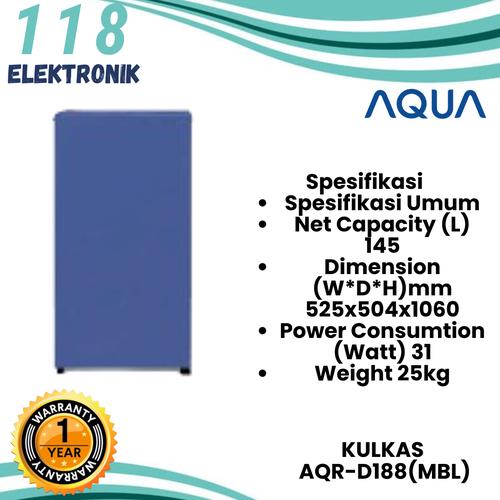 Jual Kulkas 1 Pintu Aqua D181 Low Watt 38W 150 Liter Garansi 7 Th ...