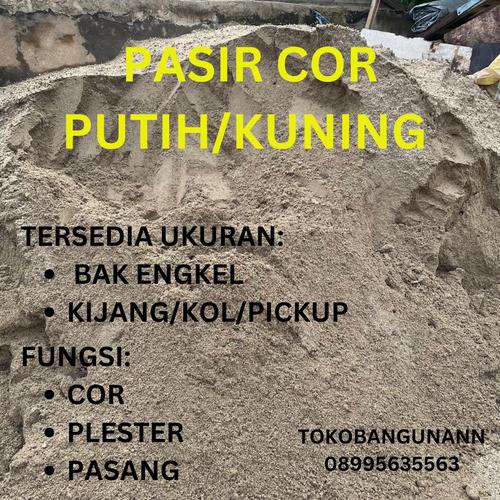 Jual Pasir Cor Cuci Jawilan Kuning Putih 1 Engkel | Pasir Cor Beton ...