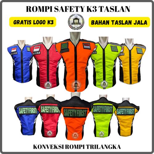 Jual Gratis Nama Dada - Rompi Safety Vest K3 Rompi Kerja Lapangan ...