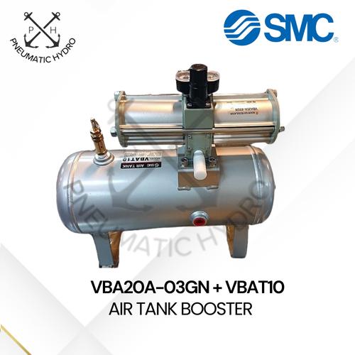 Jual AIR TANK BOOSTER SMC VBA20A-03GN + VBAT10 - Jakarta Barat - Pneumatic Hydro | Tokopedia
