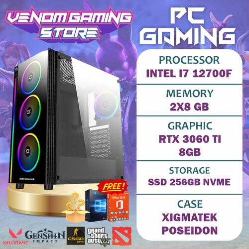Jual PC Gaming 12th Gen | i7-12700F | RTX 3060 Ti | 16GB | SSD | Alder ...