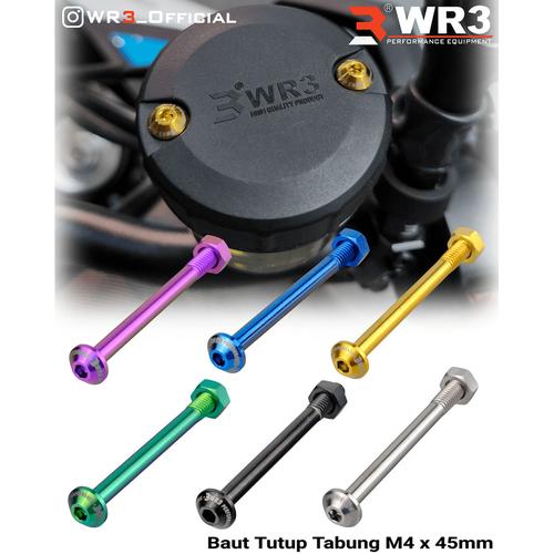 Jual Baut Tutup Tabung WR3 Titanium Tabung WR3 & Brembo M4 x 45mm ...