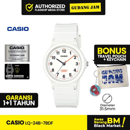 Promo Jam Tangan Casio Wanita LQ-24B-7BDF Analog Resin Strap - Kota ...