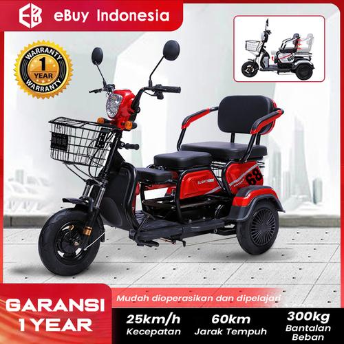Promo Sepeda motor roda 3 Sepeda roda tiga listrik skuter untuk lansia ...