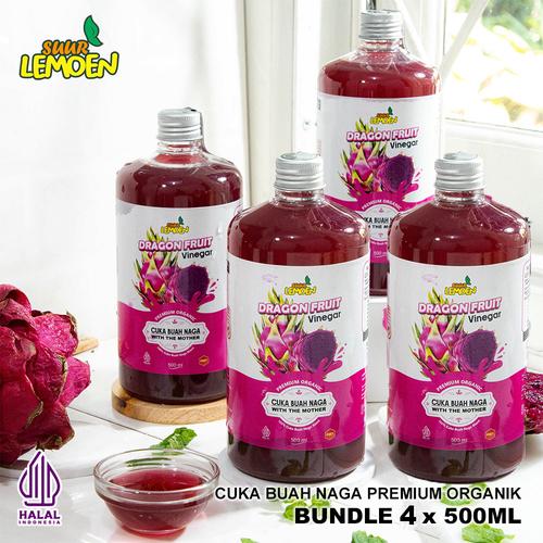 Promo Suur Lemoen - Cuka Buah Naga Paket Hemat 2 Liter - Dragon Fruit ...